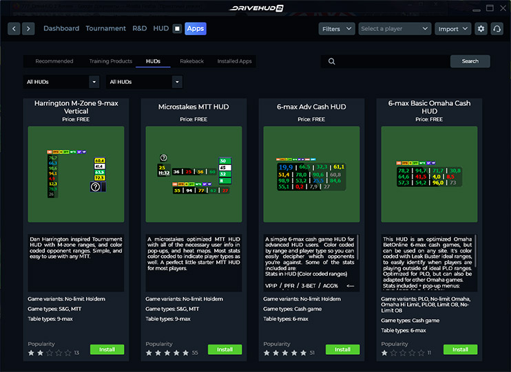 DriveHUD 2 : intuitive software for poker pros | Worldpokerdeals