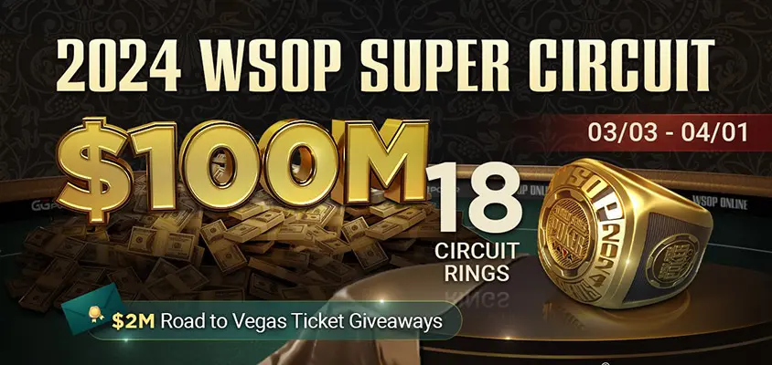 WSOP Super Circuit Online – $100,000,000 Guaranteed at GGPoker